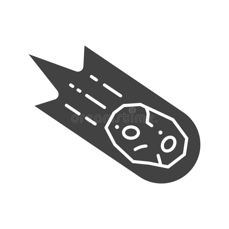 Meteorite Icon Vector Image. Stock Vector - Illustration of space ...