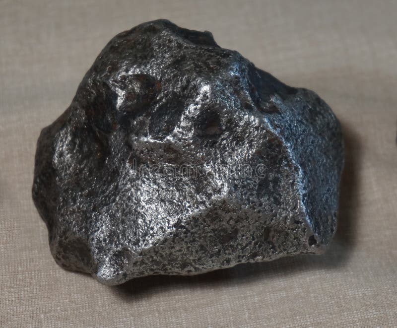 Metal meteorite isolated stock photo. Image of universe - 146801388