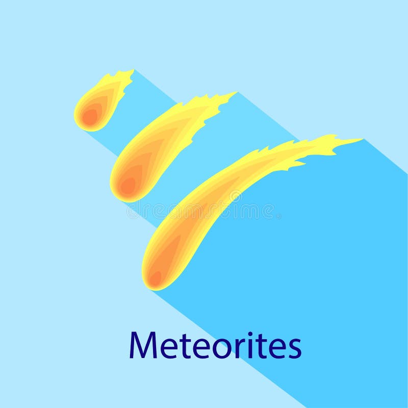Meteorites Icon Vector Isolated on White Background, Logo Concept of ...