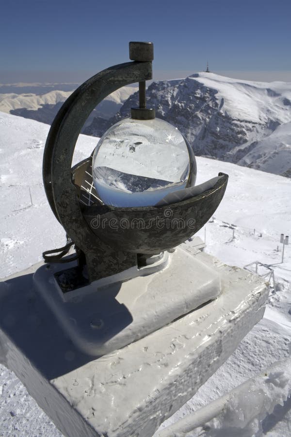 Meteorological Instruments - Heliograph Part Two Stock Image - Image of ...