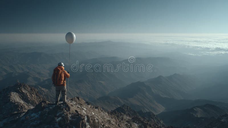 Meteorological Sensor Technician Fixing a Weather Balloon Transmitter ...
