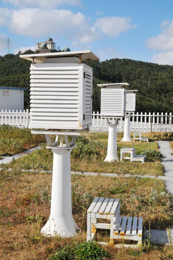 Meteorological stations stock photo. Image of season - 27922538