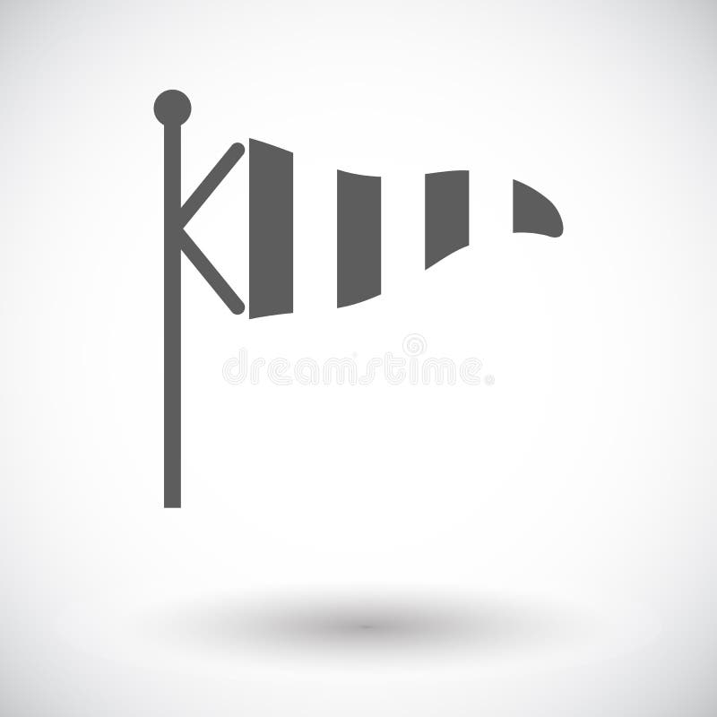 Meteorological tower icon. stock vector. Illustration of icon - 89763319