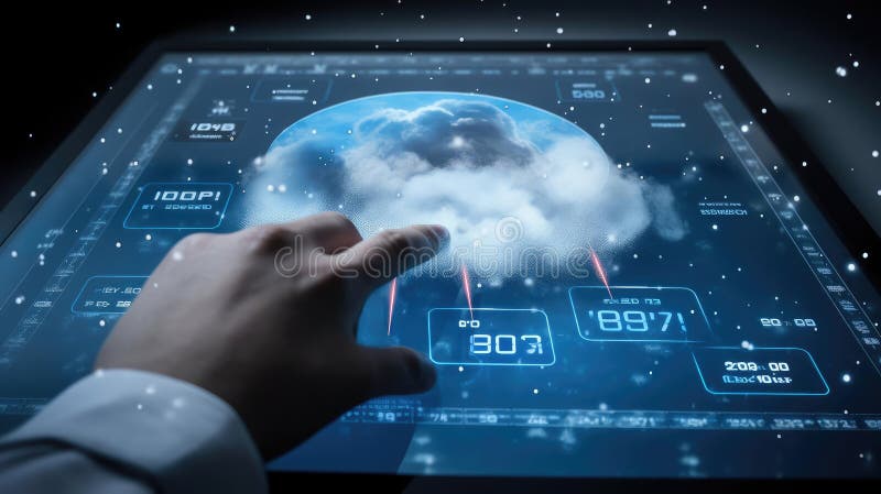 A Meteorologist Analyzes Weather Information Stock Image - Image of ...