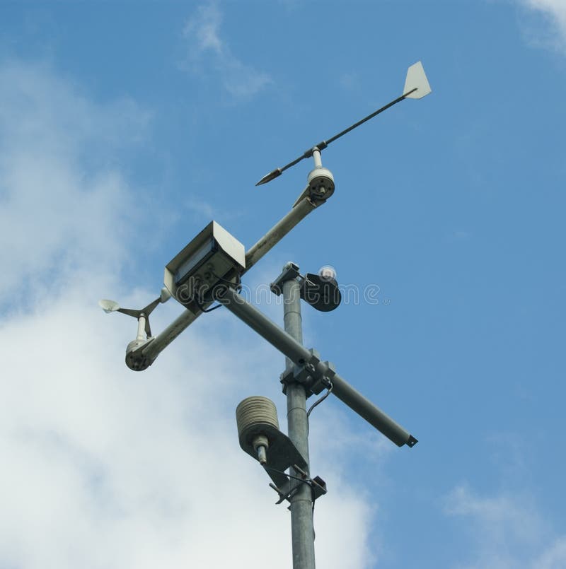 Meteorology stock image. Image of pressure, clouds, equipment - 14285377