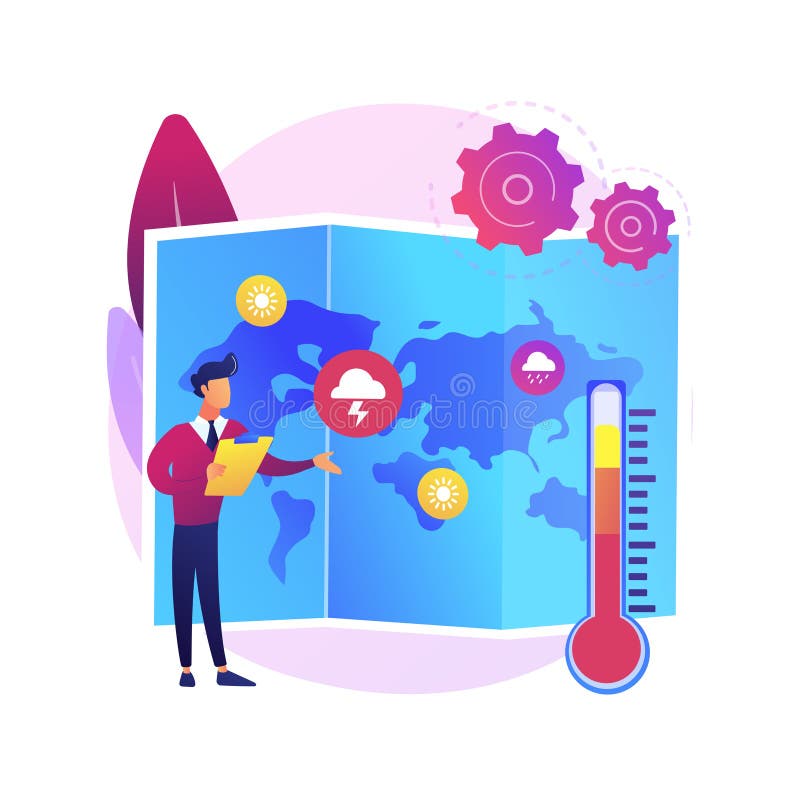 Meteorology Abstract Concept Vector Illustration. Stock Vector ...