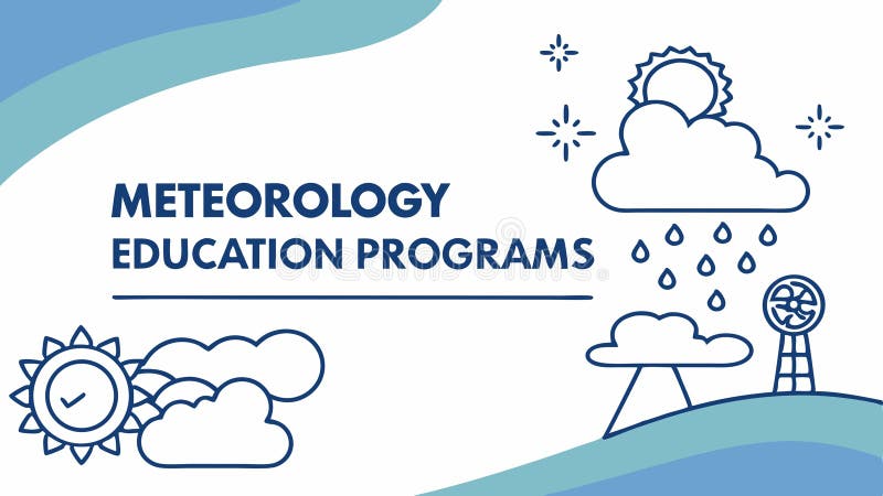 Meteorology Education Programs, Weather Science, Vector Design ...