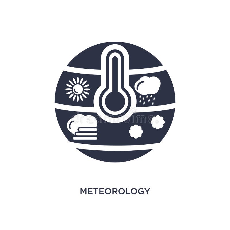Meteorology Icon on White Background. Simple Element Illustration from ...