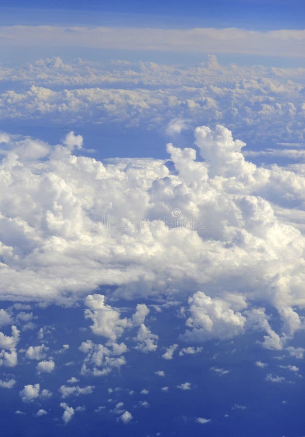 Small Towering Cumulus Clouds on the Sky Stock Image - Image of cloudy ...