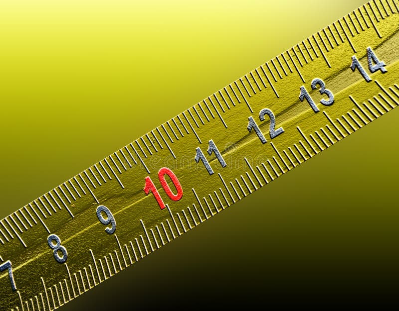 Metal or Wooden Ruler Set stock vector. Illustration of measured - 9265274