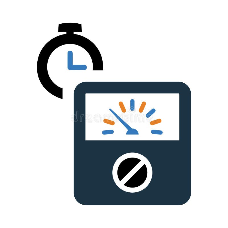 Meter, Ampere, Voltmeter, Voltmeter Icon Stock Vector - Illustration of ...