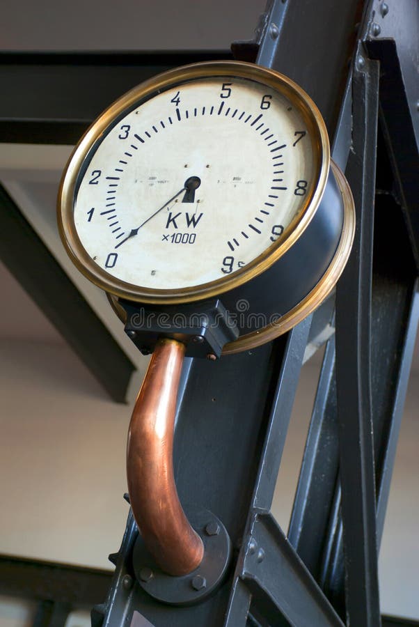 Meter display stock image. Image of ampere, metal, machine - 16335557