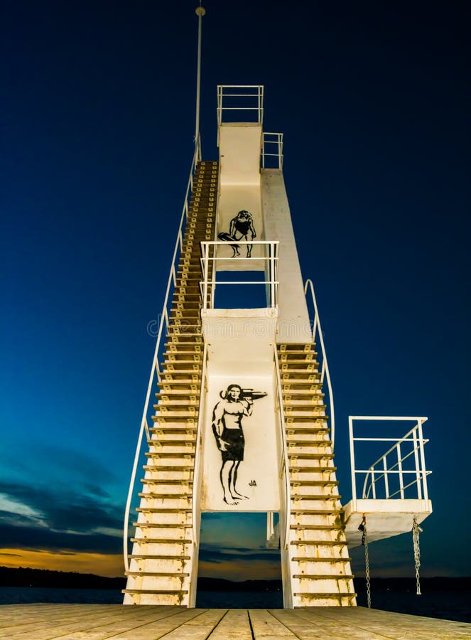10 meter diving platform stock photo. Image of platform - 37121254