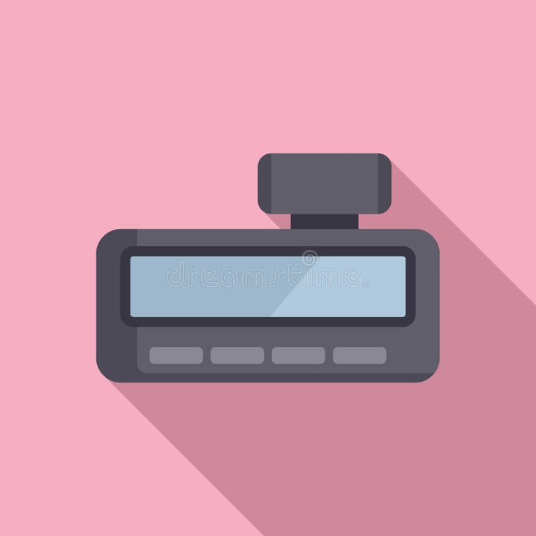 Meter Fare Control Icon Flat Vector. Trip Auto Delivery Stock ...