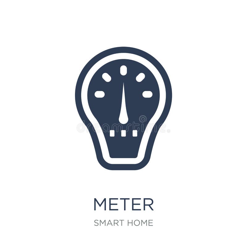 Electricity Smart Meter Icon Stock Vector - Illustration of electric ...