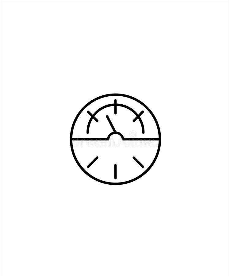 Meter Line Icon,symbol for Web and Mobile Icon. Stock Vector ...