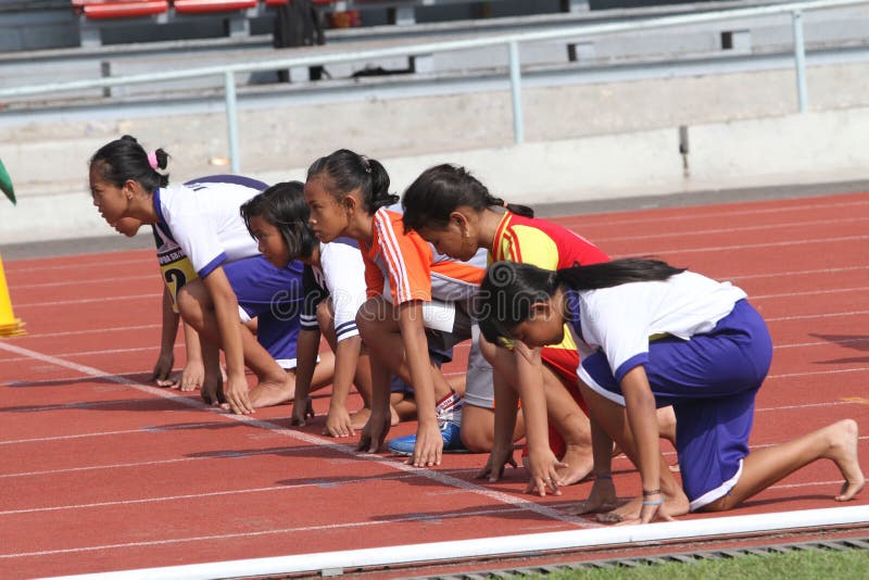 100 meter run editorial photo. Image of city, java, elementary - 68837771