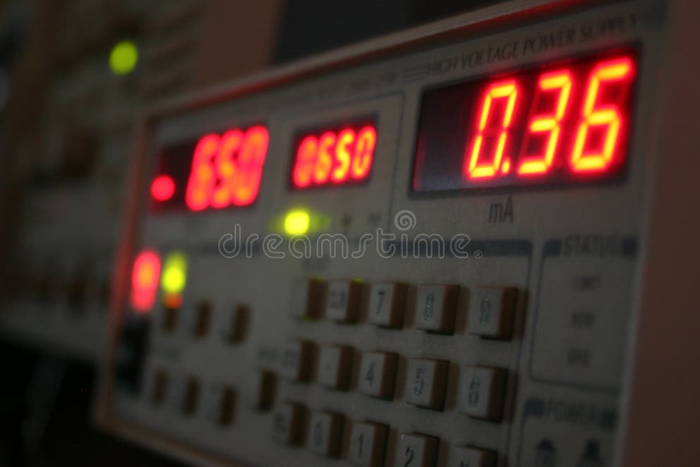 Metering device stock image. Image of high, number, panel - 1841011