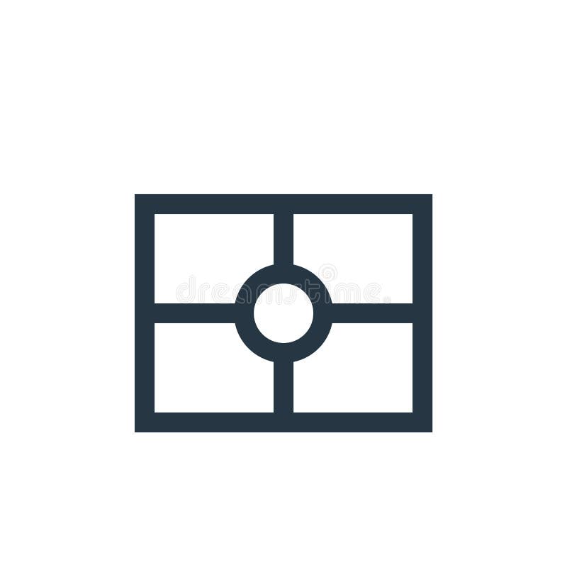 Metering Icon Vector from Photography Concept. Thin Line Illustration ...