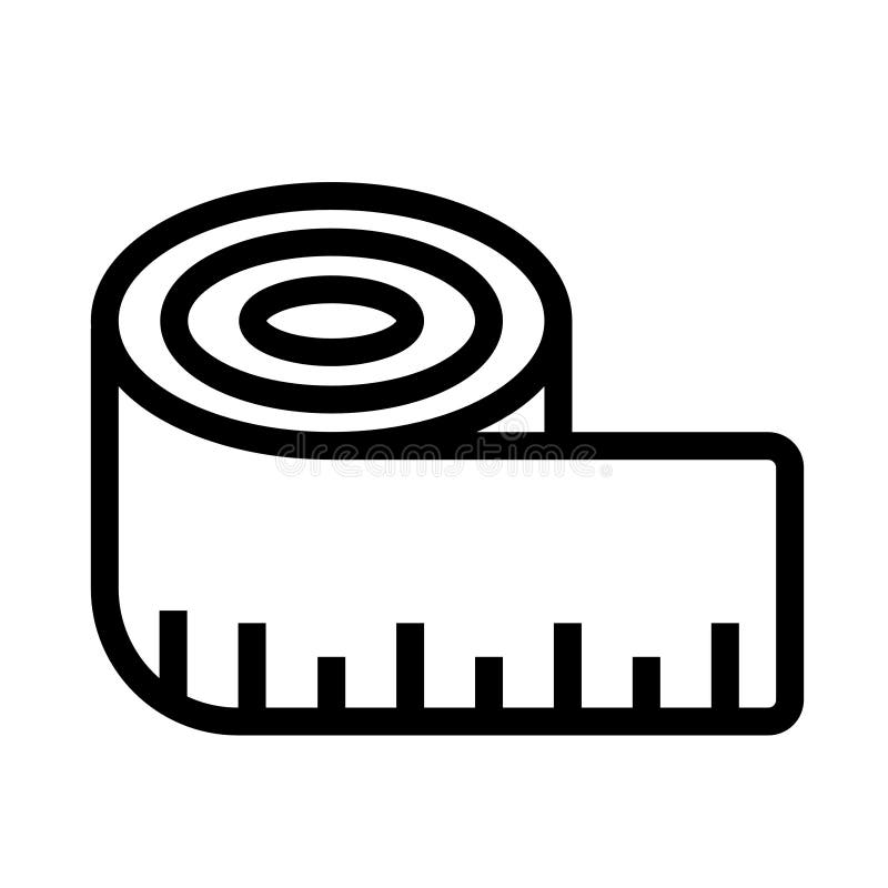 Meters Icon Logo or Illustration with Outline Stroke Style Vector ...