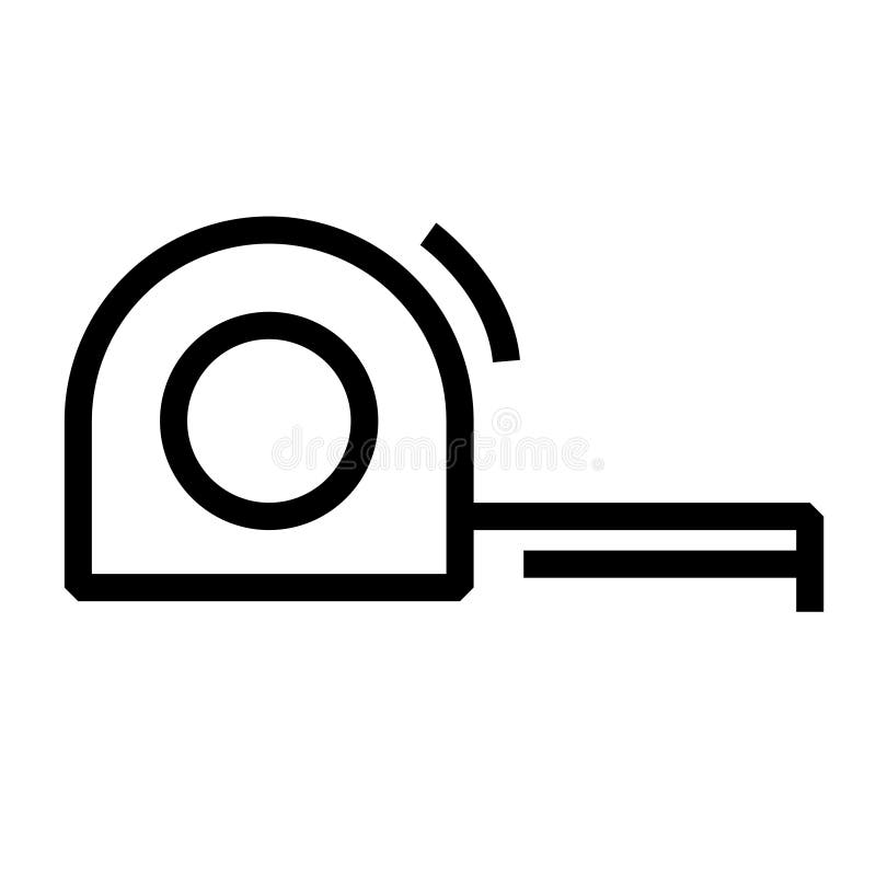 Meters Icon Logo or Illustration with Outline Stroke Style Vector ...