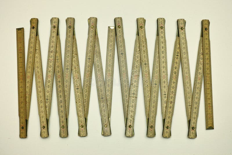 Meters Slatted for Carpenters Stock Image - Image of meters, segment ...