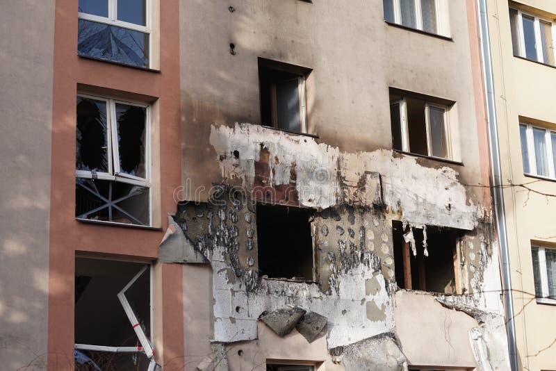 Meth lab after explosion 1 stock photo. Image of thugs - 211696026