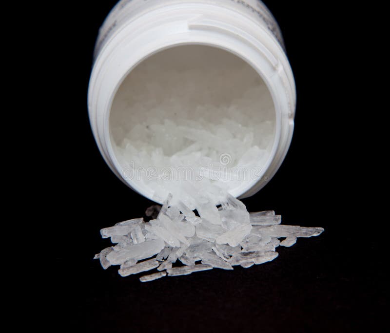 Methamphetamine Or Crystal Meth Stock Photo - Image of crime ...