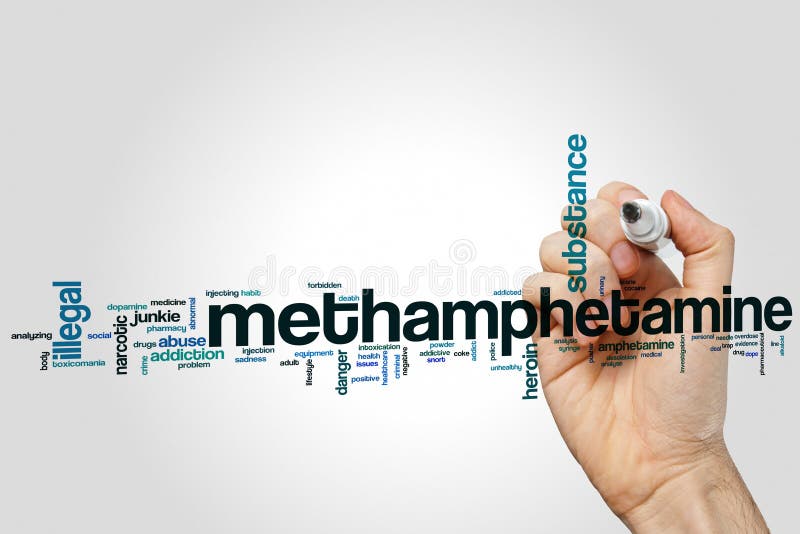 Methamphetamine word cloud stock photo. Image of investigation - 88649004