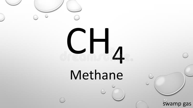 Methane Chemical Element Model Structure Stock Vector - Illustration of ...