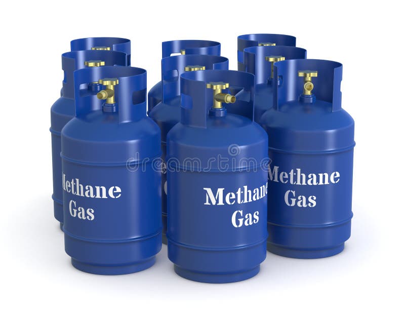Methane Gas Cylinders Royalty Free Stock Photos - Image: 38355098