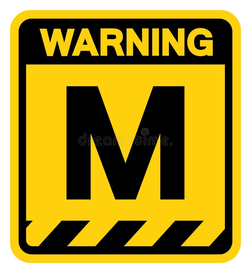 Methane Hazard Warning Sign, Vector Illustration, Isolate on White ...