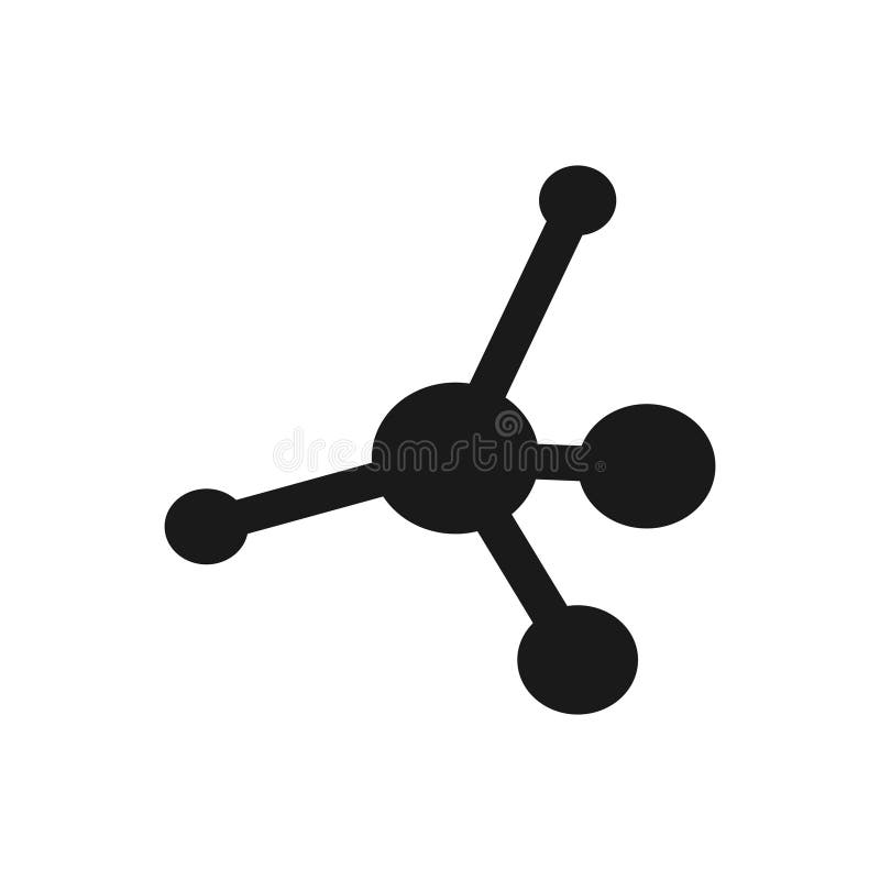 Methane Molecule Icon Vector Stock Illustration - Illustration of ...