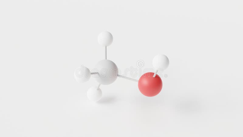 Methanol Methyl Alcohol, MeOH Molecule. Highly Toxic. Skeletal Formula ...