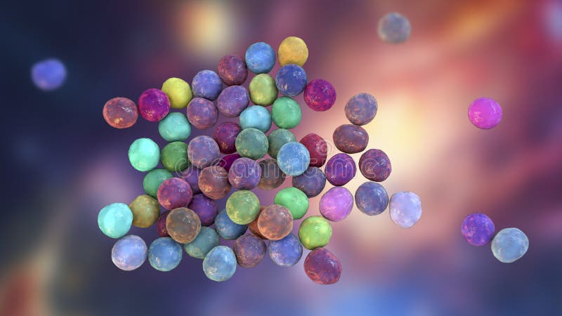 Methicillin-resistente Staphylococcus Aureus Mrsa Stock Abbildung ...