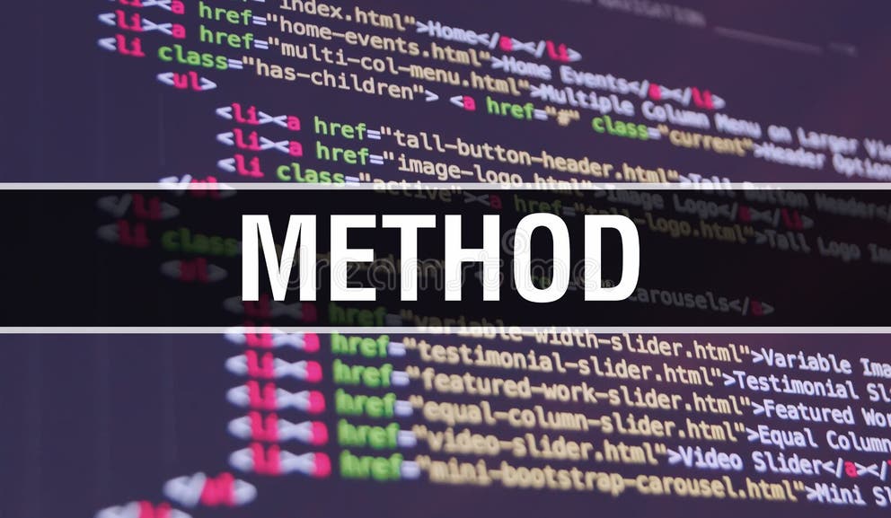 Method Concept Illustration Using Code for Developing Programs and App ...