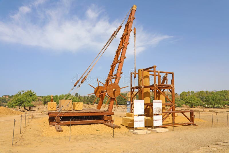 Old Wooden Crane Used To Unload Ships Stock Photo - Image of historic ...