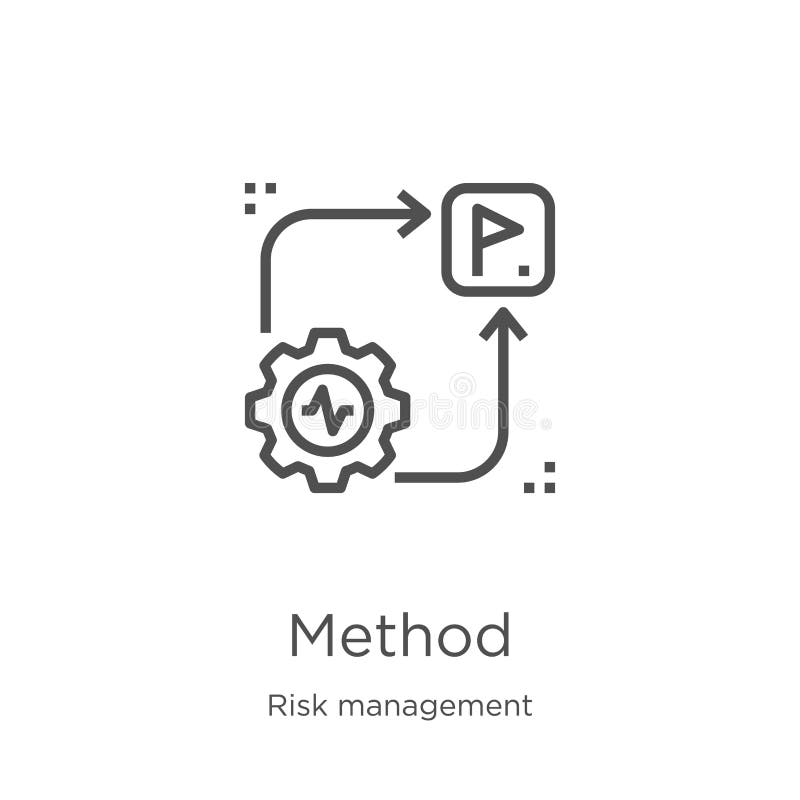 Method Icon Vector from Risk Management Collection. Thin Line Method ...