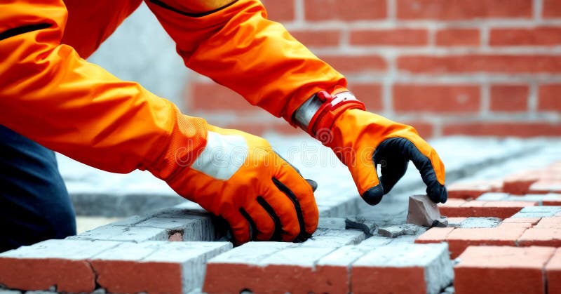 Methodical Masonry Work stock image. Image of workmanship - 312758471