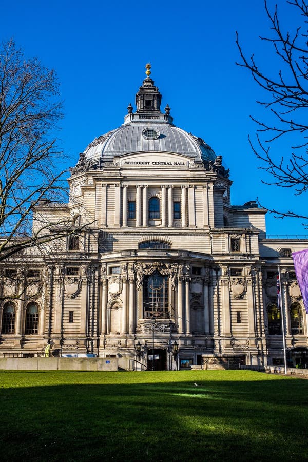 Methodist Central Hall, London, England Stock Image - Image of building ...
