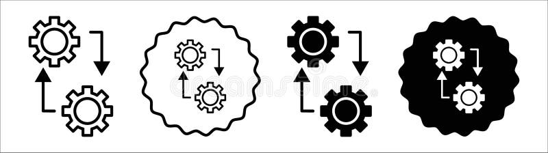 Methodology Icon Symbol Set Collection. Methodology Simple Vector Sign ...