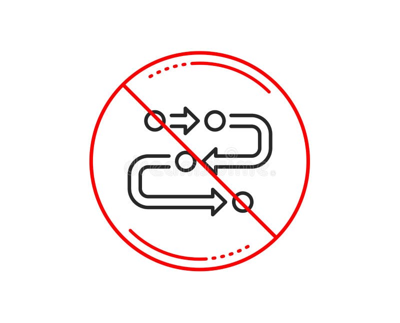 Methodology Line Icon. Development Process Sign. Vector Stock Vector ...