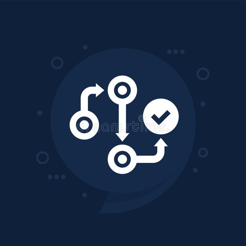 Methodology Vector Icon, Development Process Stock Vector ...