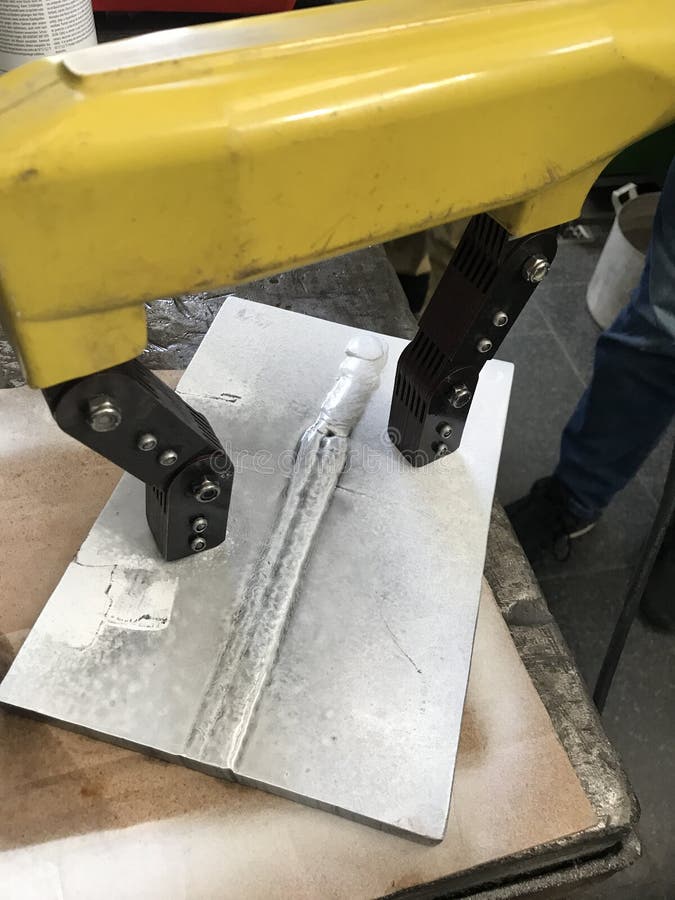 Methods of Non-destructive Testing of Welds. Stock Photo - Image of ...