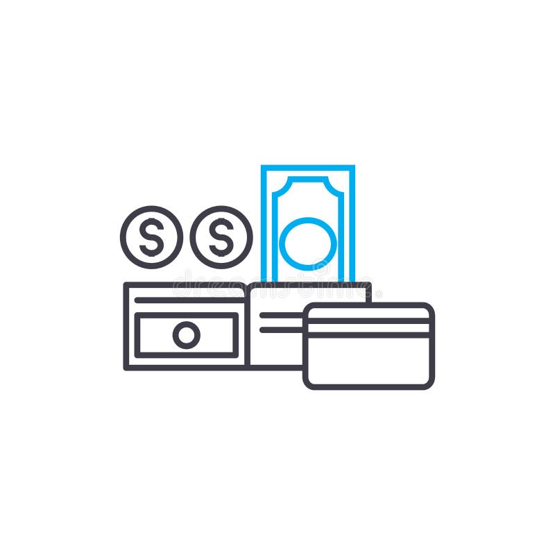 Payment Methods Black Icon, Vector Sign on Isolated Background. Payment ...