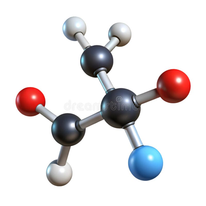 Methylene Bis Molecular Structure 3 D Model Red Blue White Gray Stock ...