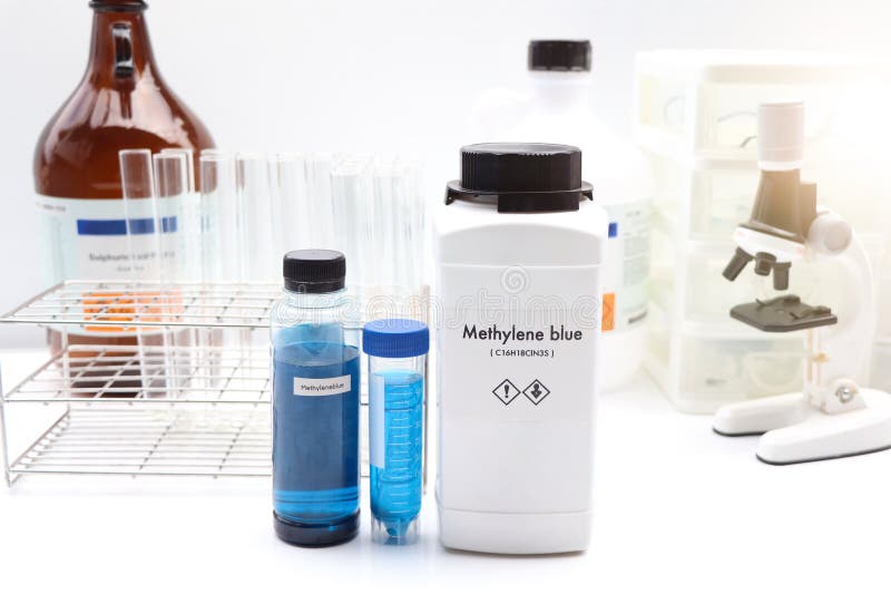 Methylene Blue in Bottle , Chemical in the Laboratory and Industry ...