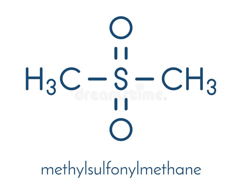Methylsulfonylmethane MSM Dietary Supplement Molecule, Chemical ...