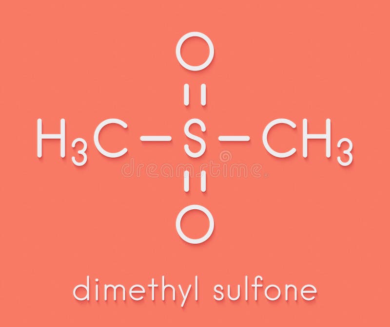 Methylsulfonylmethane MSM Dietary Supplement Molecule, Chemical ...