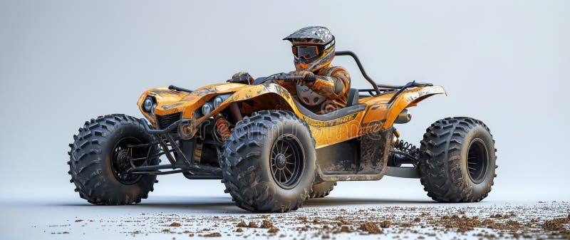 Powerful Off-road Buggy on a Plain Background Stock Photo - Image of ...